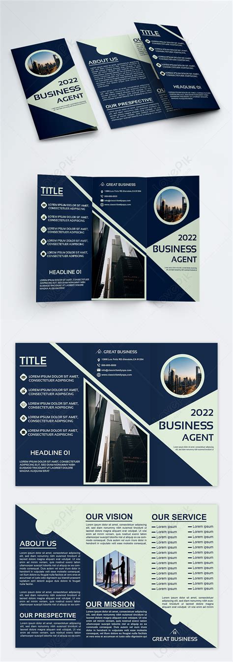 Creative Business Trifold 브로셔 이미지 사진 450119252 무료 다운로드
