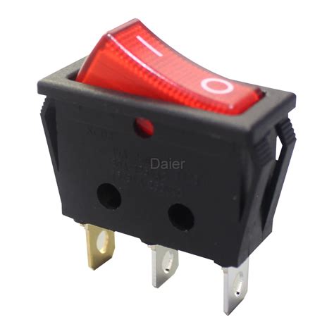 20a Led Rocker On Off Switch T85 With Solder Terminal Rocker Switch