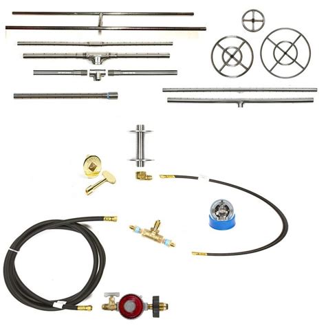 Easyfirepits Deluxe Propane Fire Pit Kit And Choice Of Lifetime Warr 316 Burner Ebay Outdoor