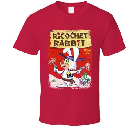 Ricochet Rabbit Coloring Book 60s Tv Cartoon Series T Shirt Rabbit