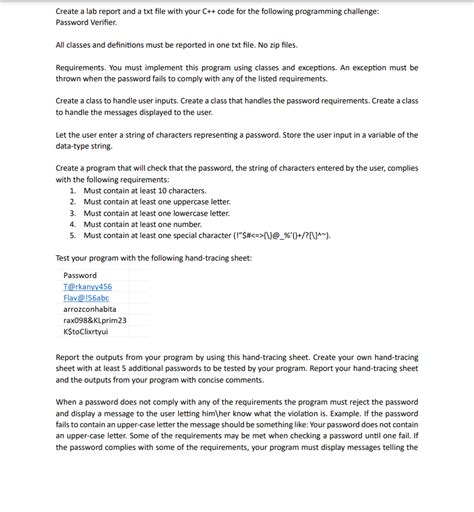 Solved Create A Lab Report And A Txt File With Your C Code Chegg