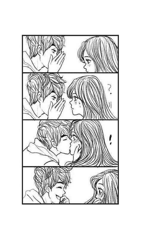 Kissing Couple Sketch