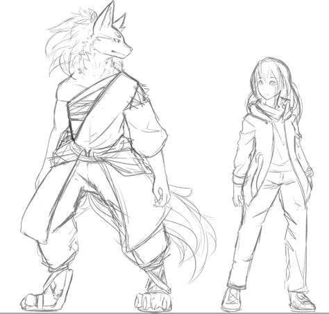 Character Concept Sketch 1 By Ayema77 On Deviantart