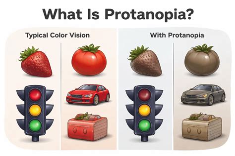 Protanopia Signs Causes And What You See