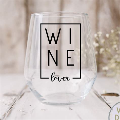Wine Glass Decal Etsy Wine Glass Decal Etsy