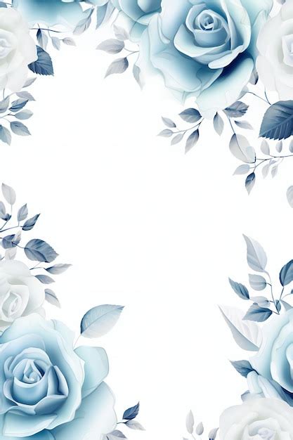 Premium Ai Image Soft Diffuse Rose Pattern Frame With Backlight