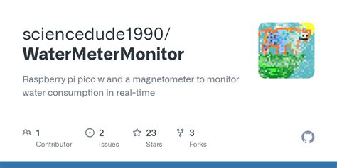 GitHub Sciencedude WaterMeterMonitor Raspberry Pi Pico W And A Magnetometer To Monitor