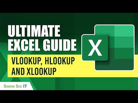 Free Video Ultimate Guide To Vlookup Hlookup And Xlookup Excel Lookup Functions Course From