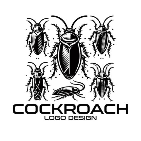 Premium Vector Cockroach Vector Logo Design
