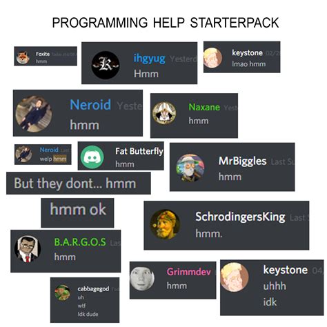 Programming Help Starterpack Rstarterpacks