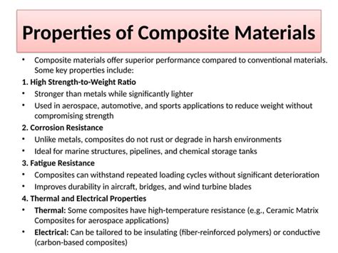 Composite Materialits Types And Application Pptx
