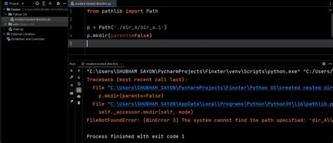 How To Create A Nested Directory In Python Be On The Right Side Of