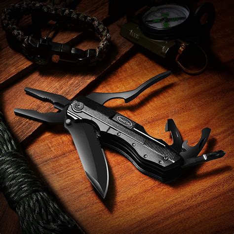 Rovertac Pocket Knife Multitool Tactical Survival Camping Tool With