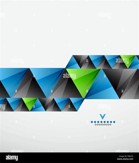 Colorful Modern Geometric Triangle Background Vector Illustration Stock Vector Image And Art Alamy