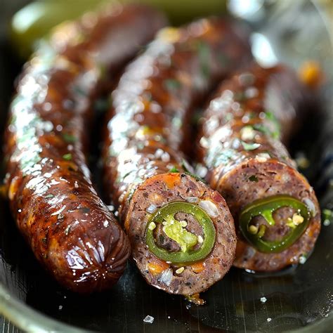 Zesty Smoked Venison Jalapeño Cheddar Sausage Ultimate Flavor Explosion