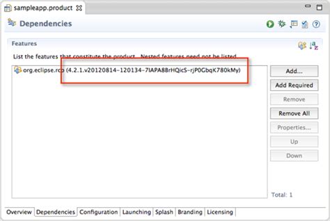 Rcp Best Practices Remove Versions From Product Dependencies Modular Mind