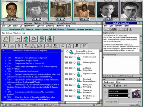 A Prototype Distributed Collaborative Environment Romano Et Al 1997
