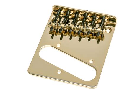 Bt 002 Gold 6 Saddles Telecaster Modern Bridge