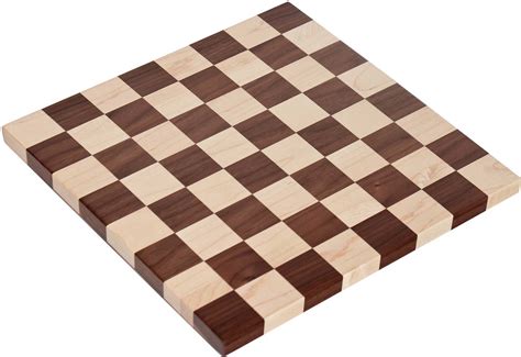 Wooden Checker Board Amish Solid Hardwood Checker Board