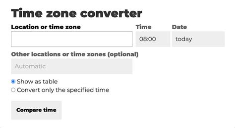 Best Time Zone Converters For Desktop Mobile Users Hongkiat