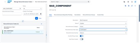 Nonconformance Codes In Sap Digital Manufacturing Sap Community