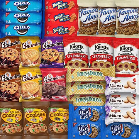 Cookies Variety Pack 30 Assorted Cookies And Snacks