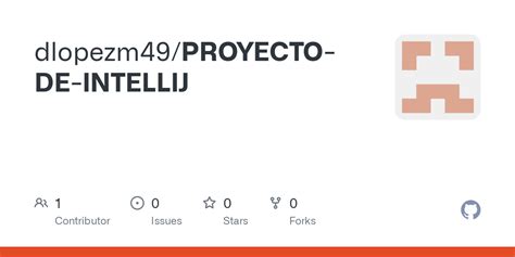 Github Dlopezm49proyecto De Intellij