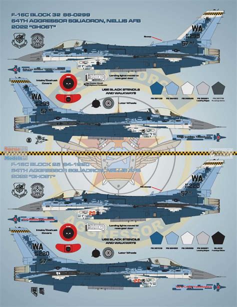 Bma48025 148 Bullseye Model Aviation Decals F 16c Falcon Aggressor