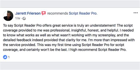 Script Reader Pro Home Facebook