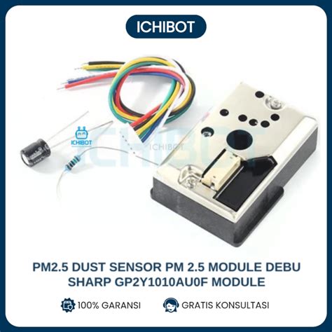 PM Dust Sensor PM Module Debu Sharp GP Y AU F Module ICHIBOT STORE