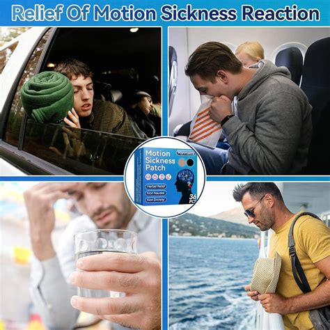 Hannaera Motion Sickness Patches 36ct Non Drowsy Herbal Relief For Cruise And Sea Nausea Behind