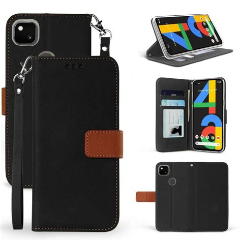 For Google Pixel A NOT FIT Pixel A G Wallet Case Phone Case Hybrid Tone Wallet Kick Stand