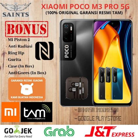 Jual Xiaomi Poco M3 Pro 5G Ram 6GB Rom 128GB 4 64 6 128GB Garansi