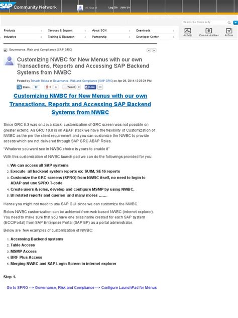 Customizing Nwbc For New Menus Pdf Graphical User Interfaces