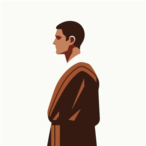 Male Monk Vector Image Premium Ai Generated Vector