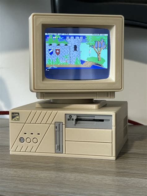 Retro Desktop PC Raspberry Pi Case V By Fantasticmrdavid Download Free STL Model Printables Com