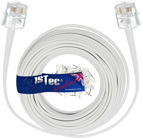 1m Cat6 Copper Modem Router Cable Rj11 Hi Speed Broadband 44 Off