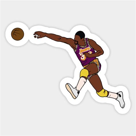 Magic Johnson Pass Magic Johnson Sticker Teepublic