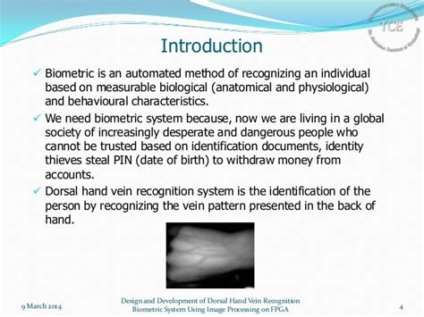 Design And Development Of Dorsal Hand Vein Recognition Biometric Sys