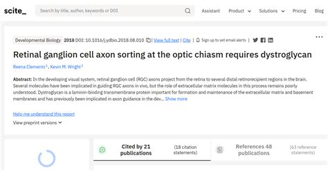 Retinal Ganglion Cell Axon Sorting At The Optic Chiasm Requires