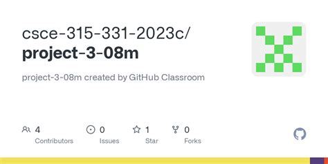 GitHub Csce C Project M Project M Created By GitHub Classroom