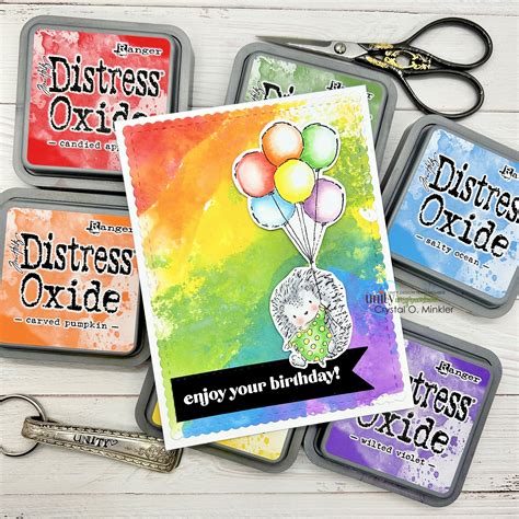 Technique Tuesday Rainbow Ink Smooshing Technique Unity Blog