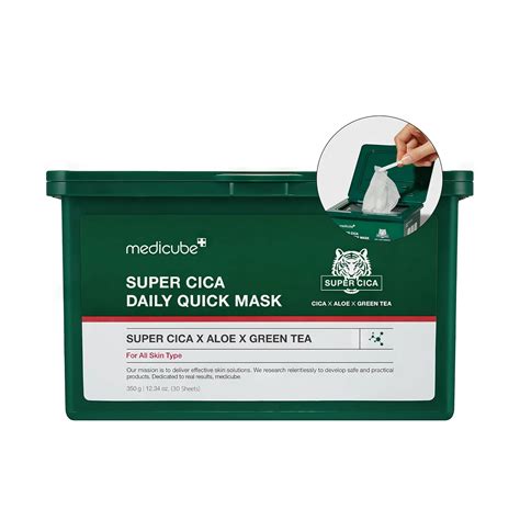 Medicube Super Cica Daily Quick Mask 30 Sheets Quick Comfort