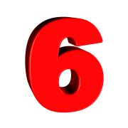 6 Numéro PNG Transparent - PNG All