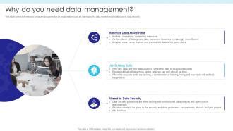 ETL Database Why Do You Need Data Management Ppt Mockup PPT Slide