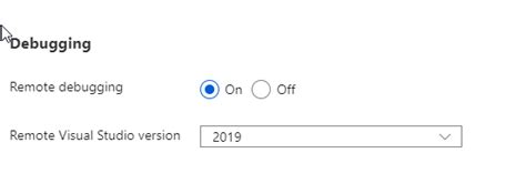Unable To Attach Remote Debugger To Azure App Service Slot Vs 2019