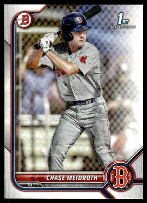 2022 Bowman Draft Baseball 1st Chase Meidroth Bd 92 On Kronozio