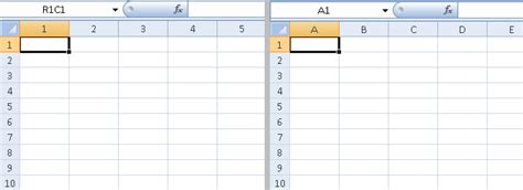 excel 2007 what are reference styles