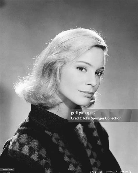 Actress Ingrid Thulin News Photo Getty Images