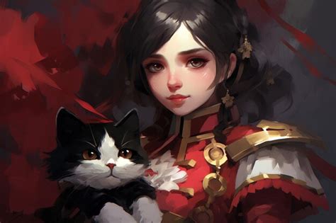 Premium Photo Cute Kitty With Diplomat